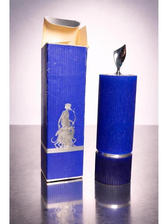 Avon | Accents | Avon 97s Cobalt Plastic Moonwind Cologne Mist Candle ...